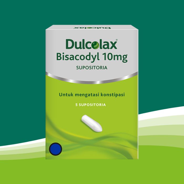 Dulcolax® Supositoria 10 mg