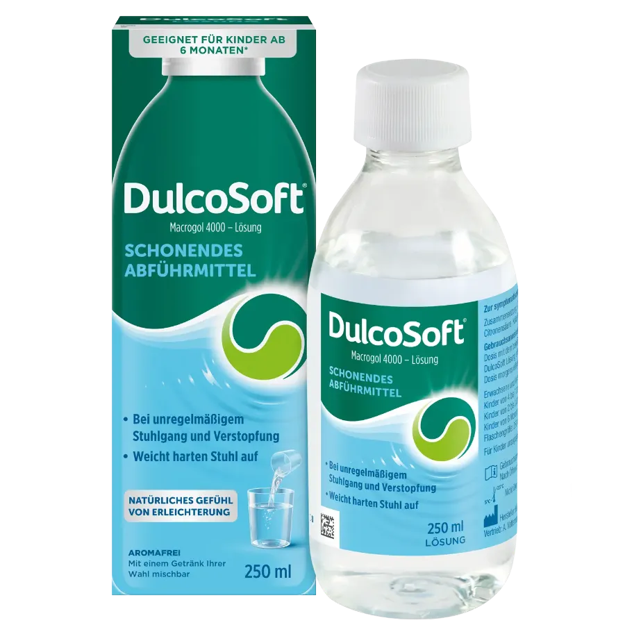 DulcoSoft® Lösung | Schonende Erleichterung bei Verstopfung