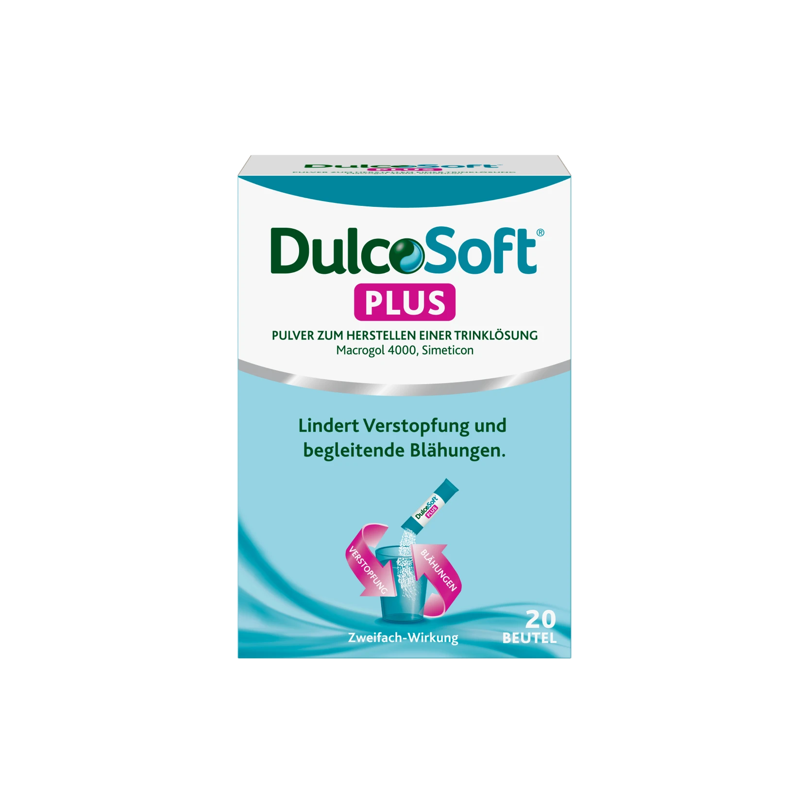 DulcoSoft® Plus | Bei Verstopfung und begleitenden Blähungen