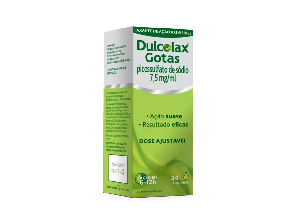 DulcoLax Gotas: alívio para constipação¹
