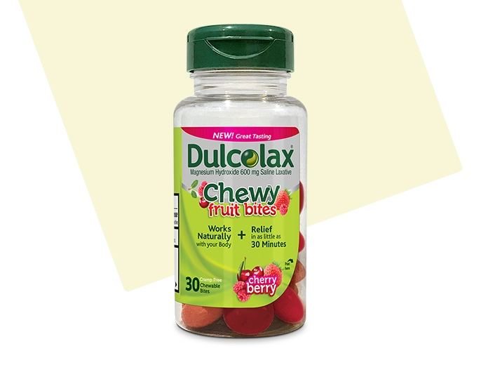 Chewy Fruit Bites for Constipation Relief | Dulcolax® Saline Laxative ...