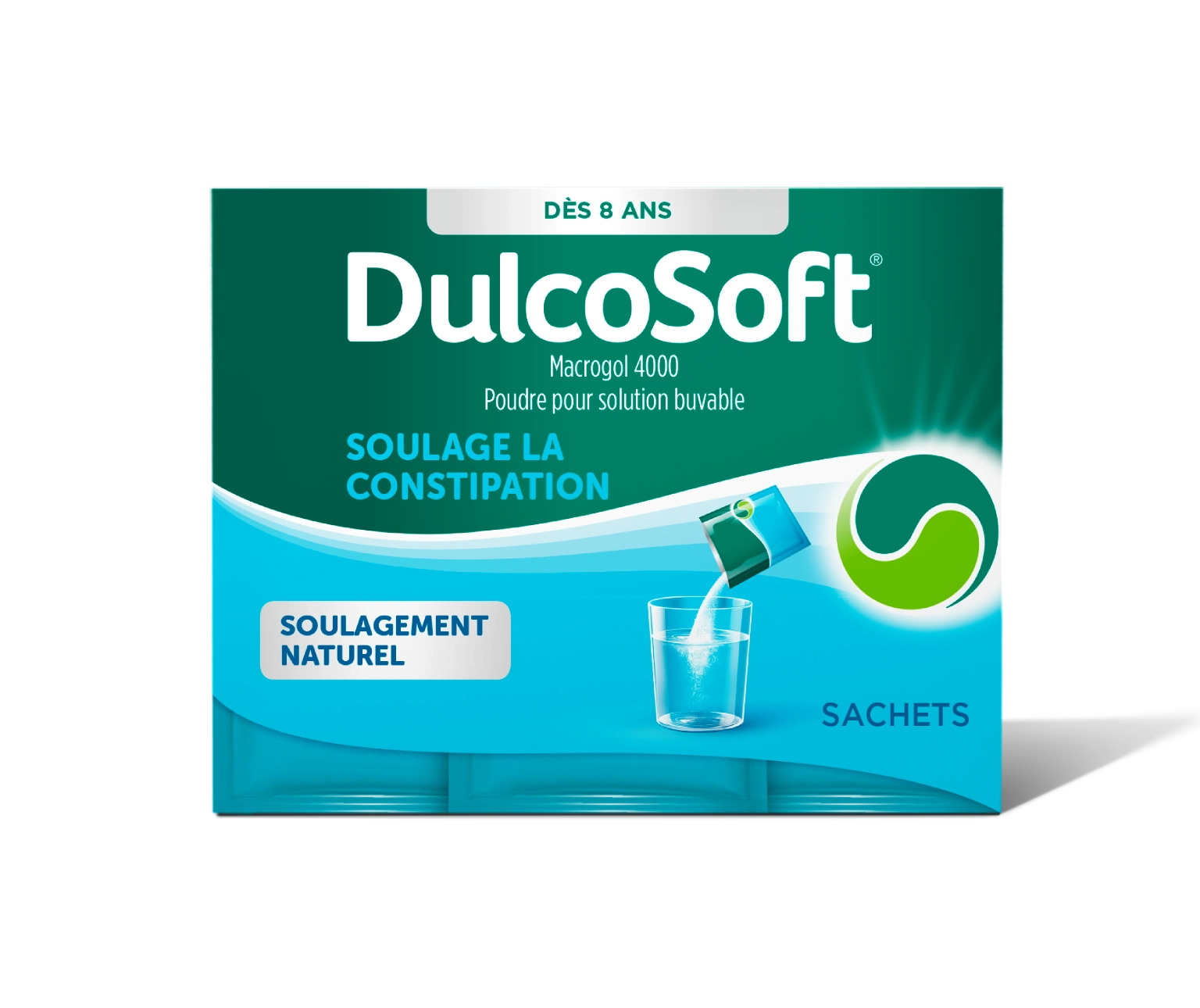 DulcoSoft® poudre pour solution orale contre la constipation occasionnelle